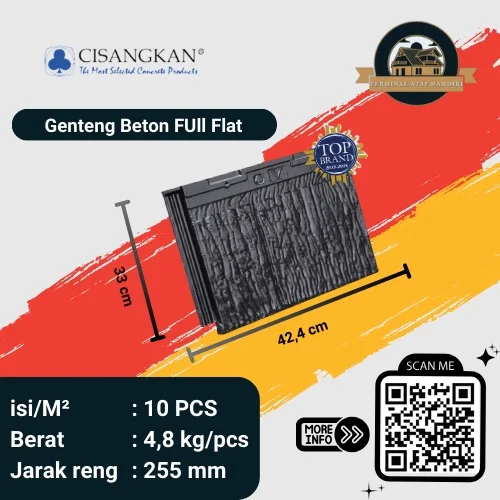 Genteng Flat Beton Cisangkan: Elegan dan Tahan Lama untuk Atap Anda ...